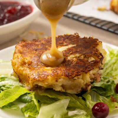 Leftover Turkey Mashed Potato Stuffing Burgers - Kitchen Divas
