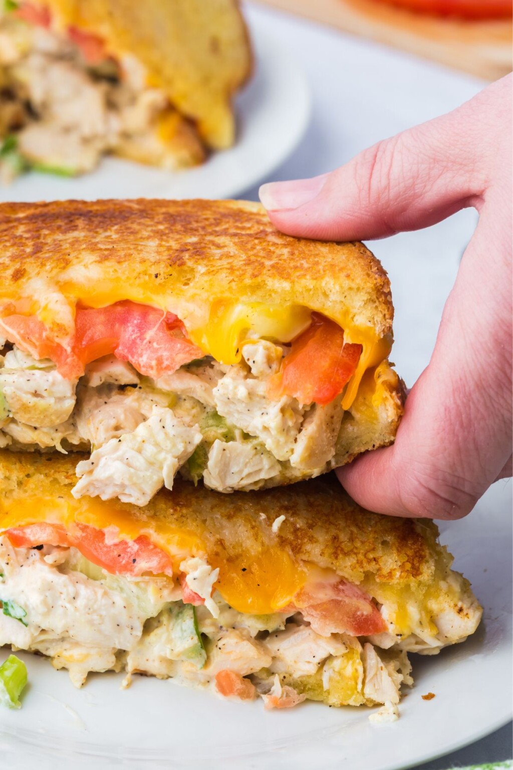 Juicy and Cheesy Chicken Melt - Kitchen Divas