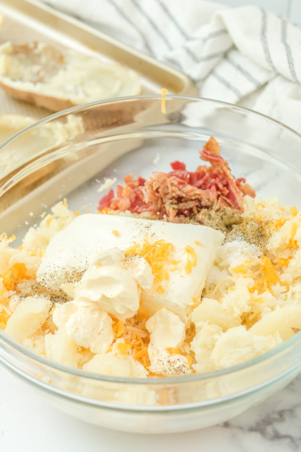 Awesome Cheesy Twice Baked Potato Boats - Kitchen Divas