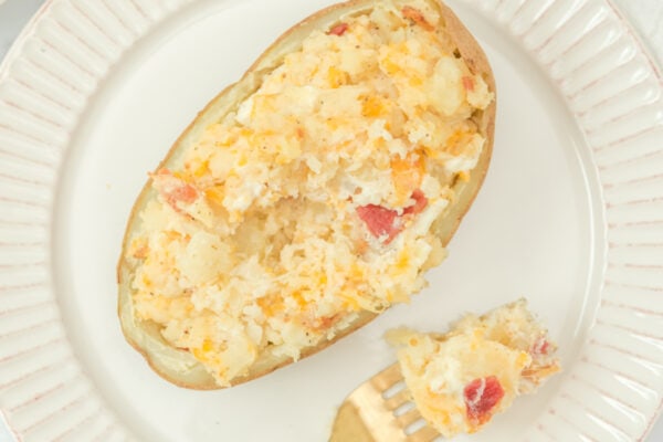 Awesome Cheesy Twice Baked Potato Boats - Kitchen Divas