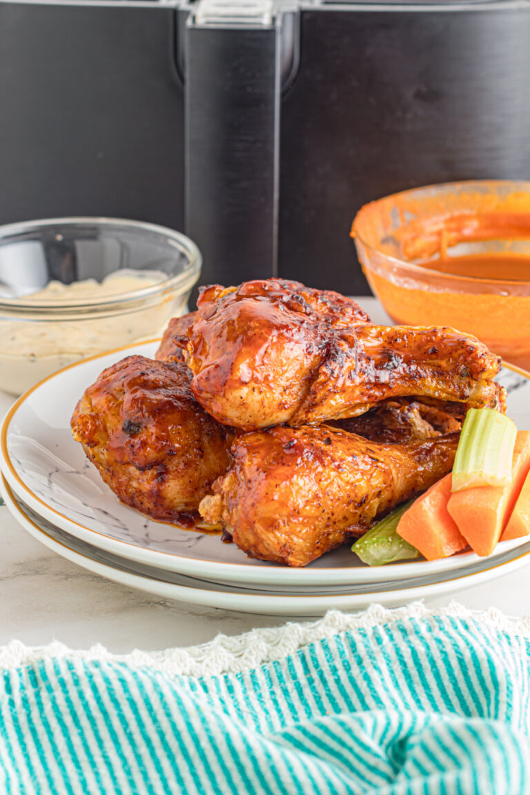 Air Fryer Buffalo Chicken Drumsticks - Kitchen Divas