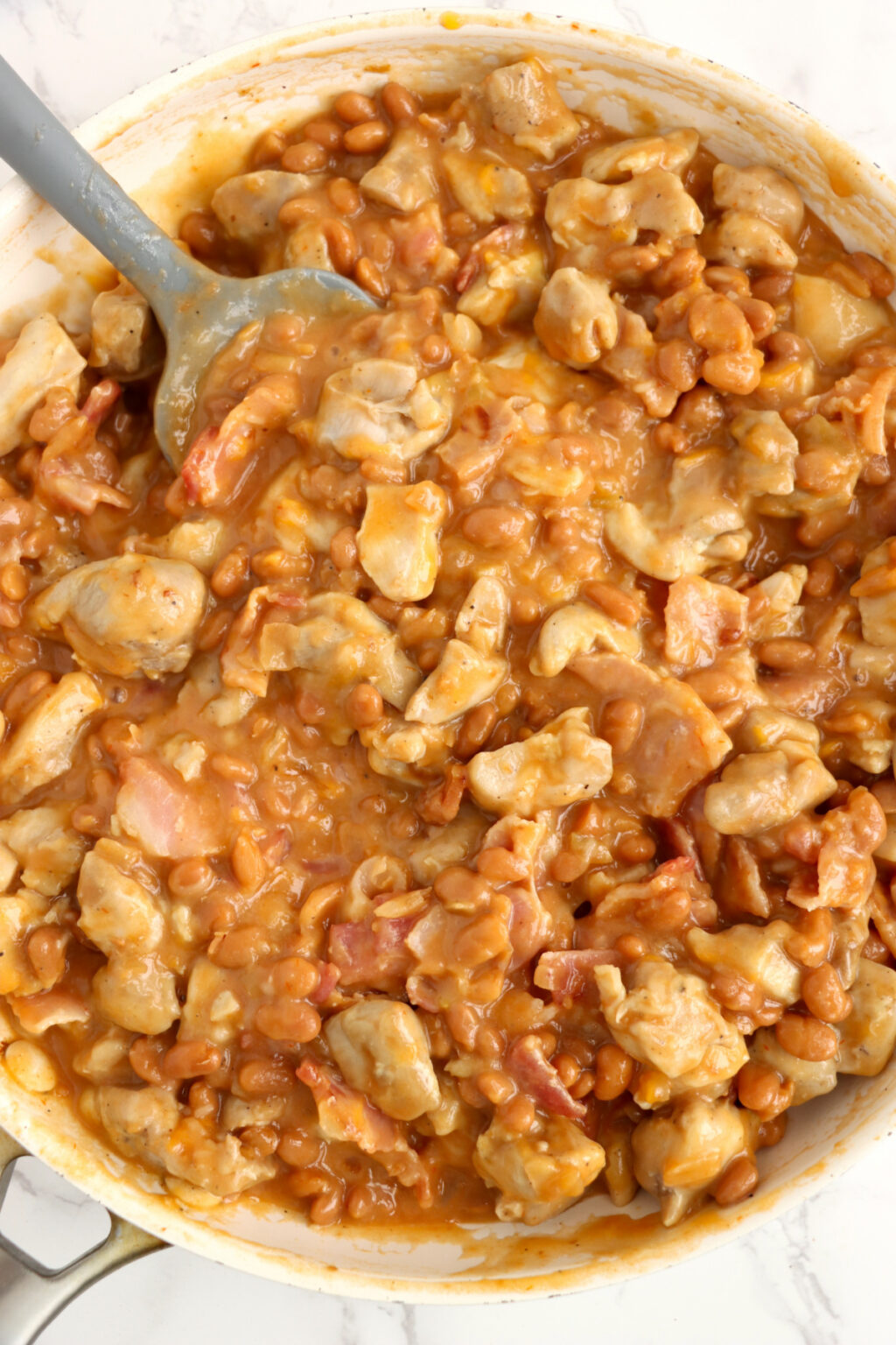 Easy Chicken and Beans Skillet (5 Ingredients) - Kitchen Divas
