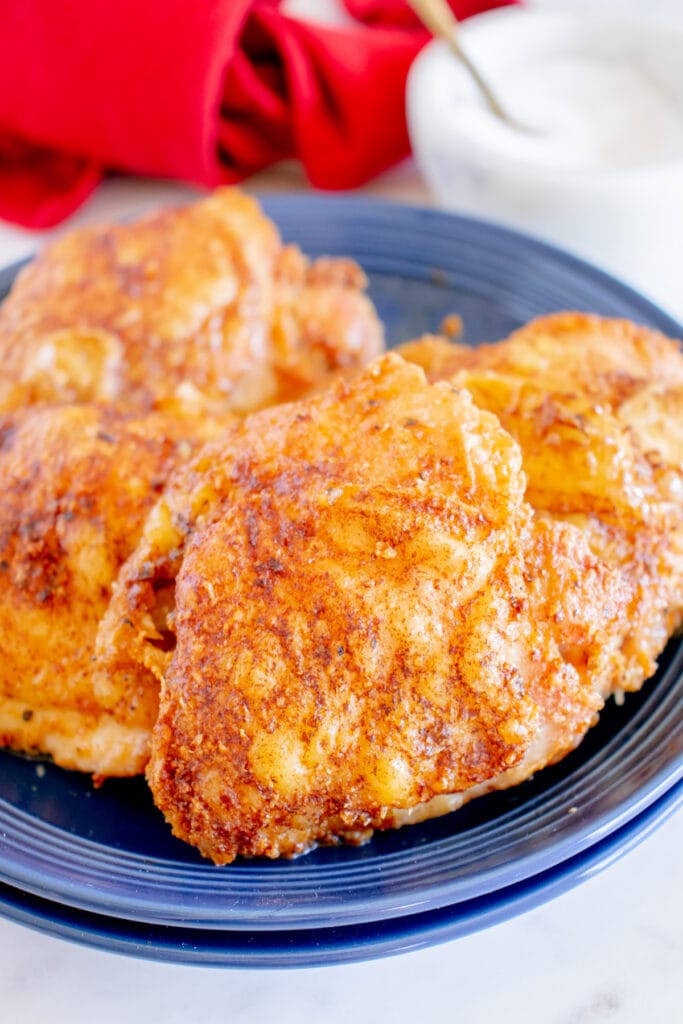Crispy Baked Chicken Thighs - Kitchen Divas