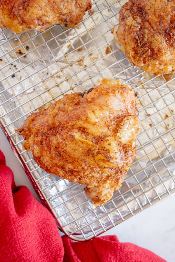 Crispy Baked Chicken Thighs - Kitchen Divas