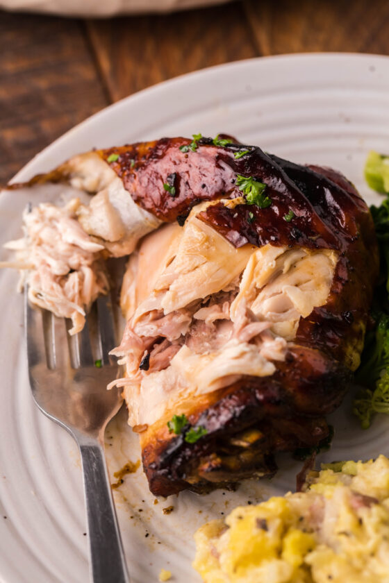 Molasses Glazed Chicken Thighs - Kitchen Divas