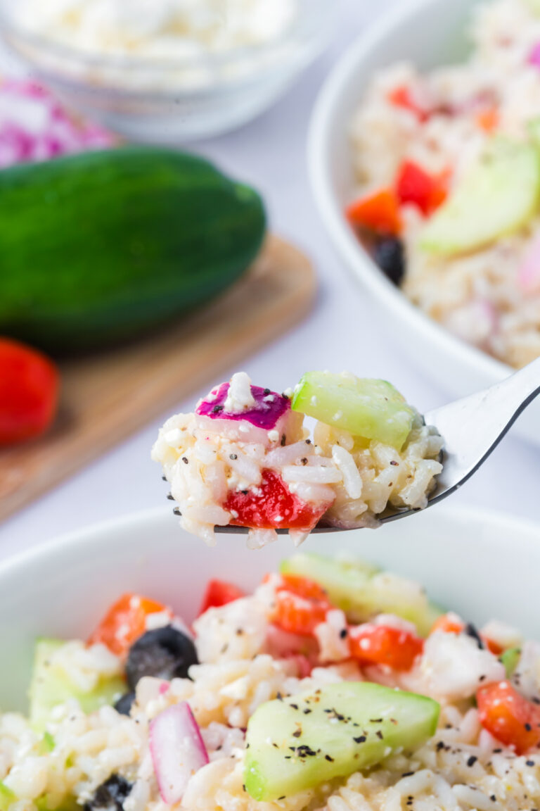 Mediterranean Rice Salad - Kitchen Divas