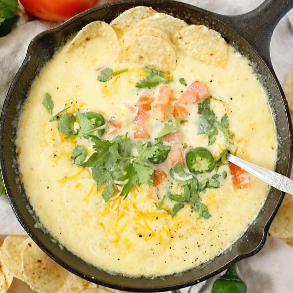 Homemade Queso Dip - So Tasty and Easy - Kitchen Divas