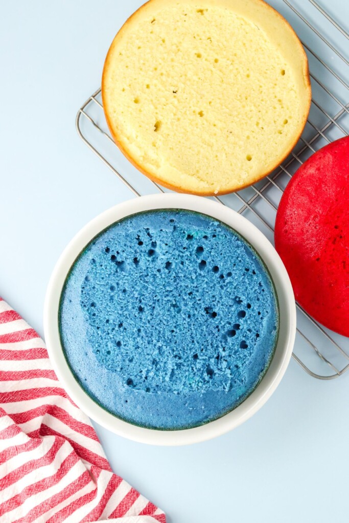 Red, White, and Blue Cake - Kitchen Divas