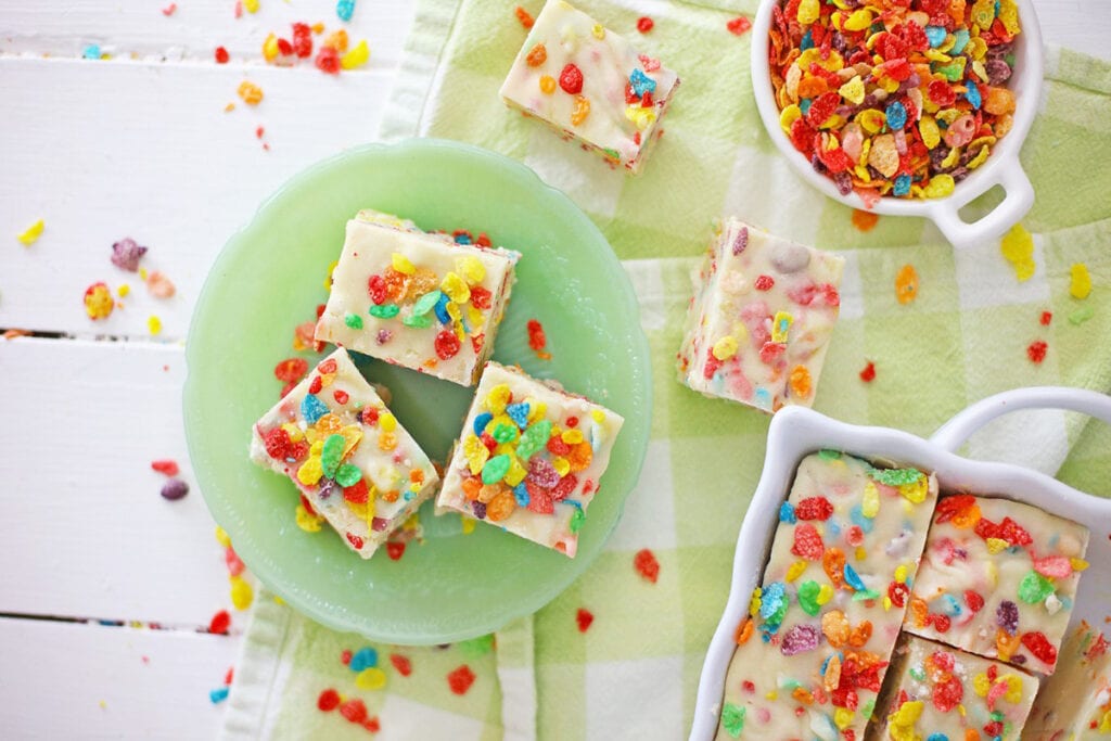 Fruity Pebbles Fudge - Kitchen Divas