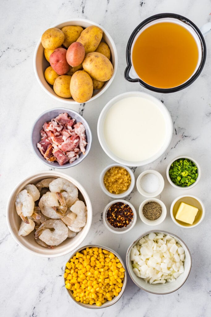 Shrimp Potato Corn Chowder - Kitchen Divas