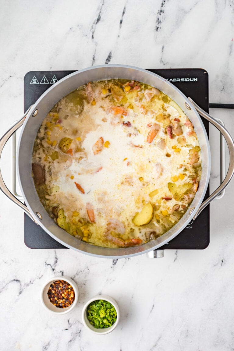 Shrimp Potato Corn Chowder - Kitchen Divas