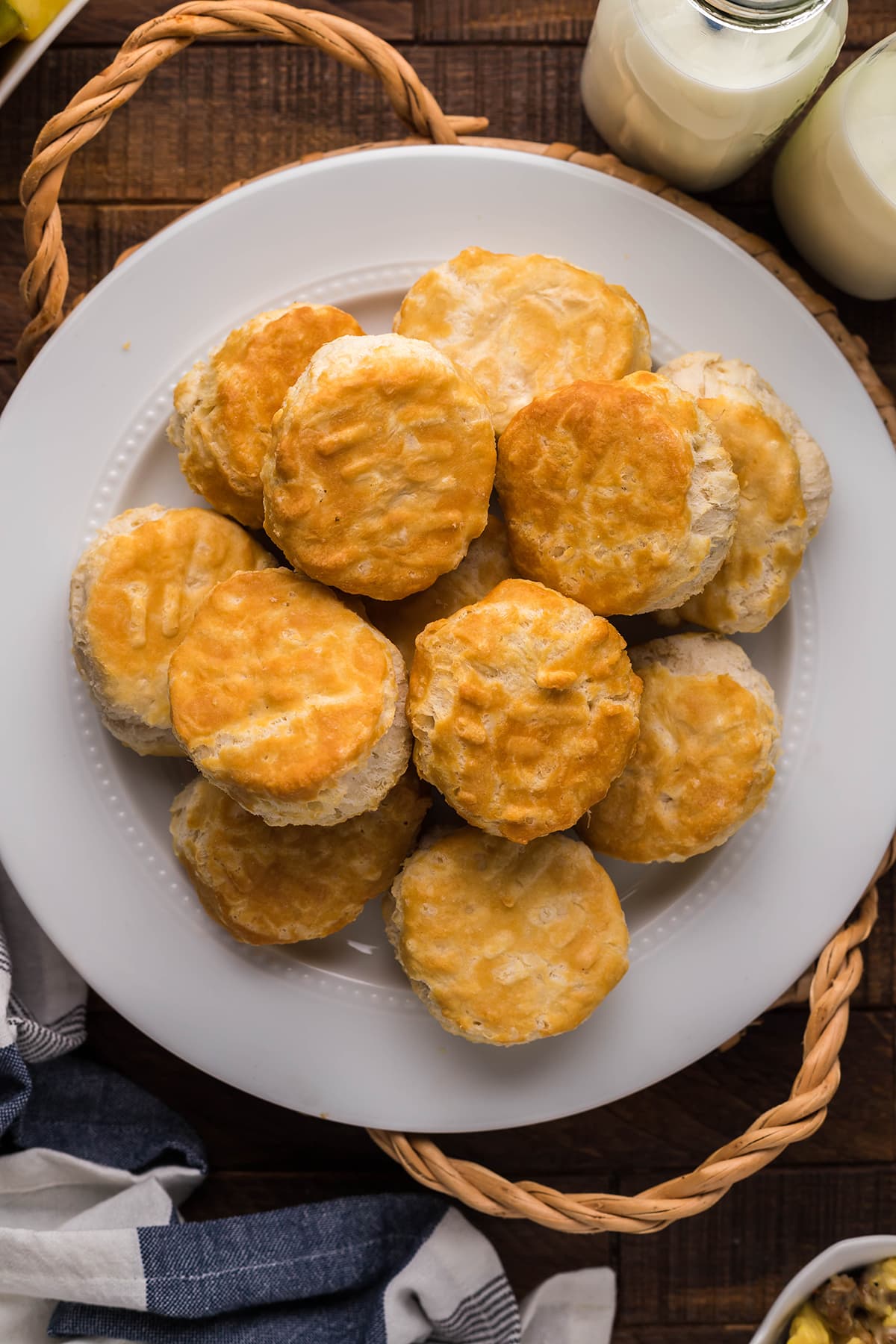 Air Fryer Frozen Biscuits - Kitchen Divas