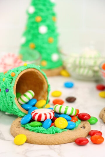 Sugar Cone Christmas Trees - Kitchen Divas