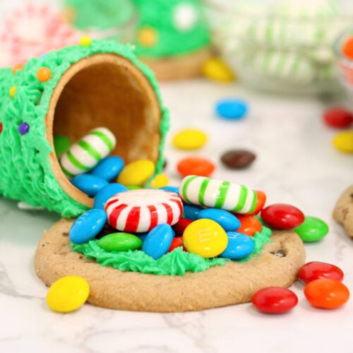 Sugar Cone Christmas Trees - Kitchen Divas