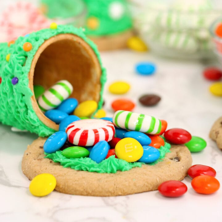 Sugar Cone Christmas Trees - Kitchen Divas