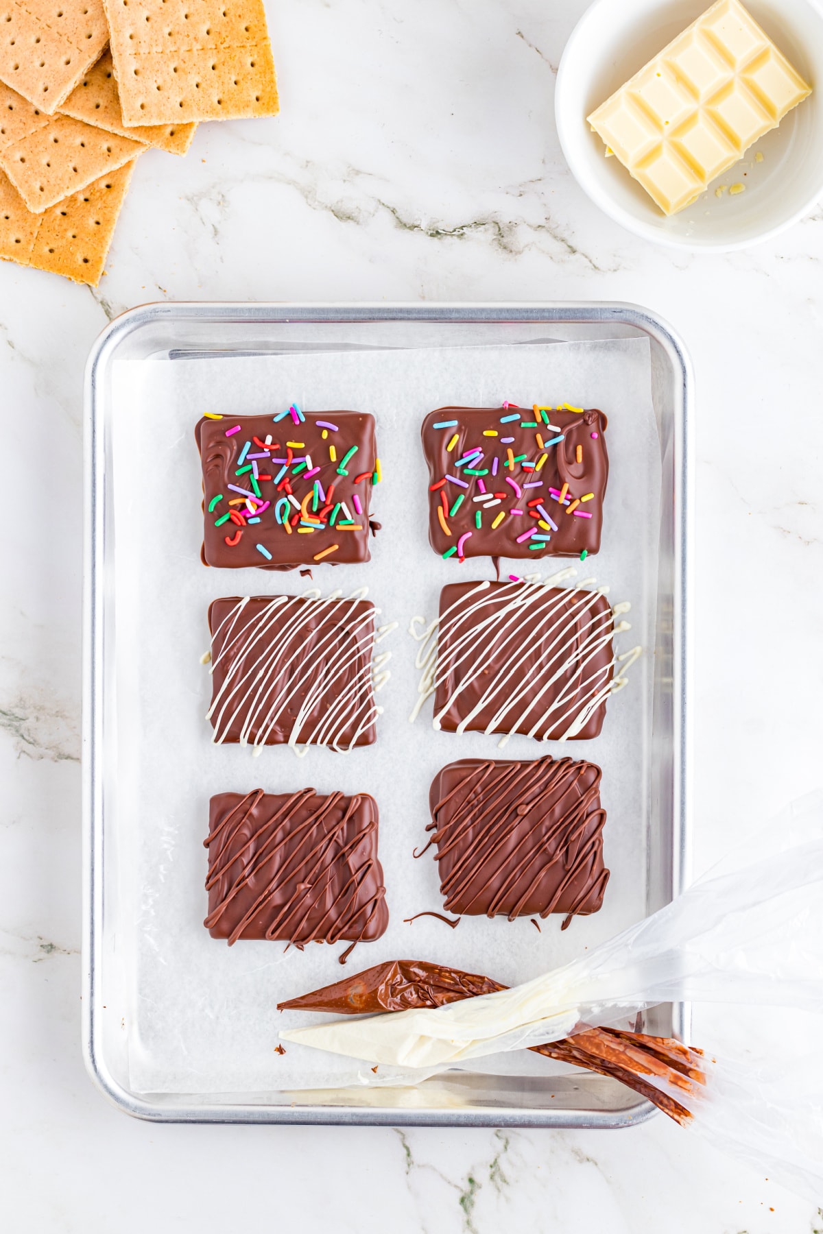 Chocolate Covered Graham Crackers - Kitchen Divas