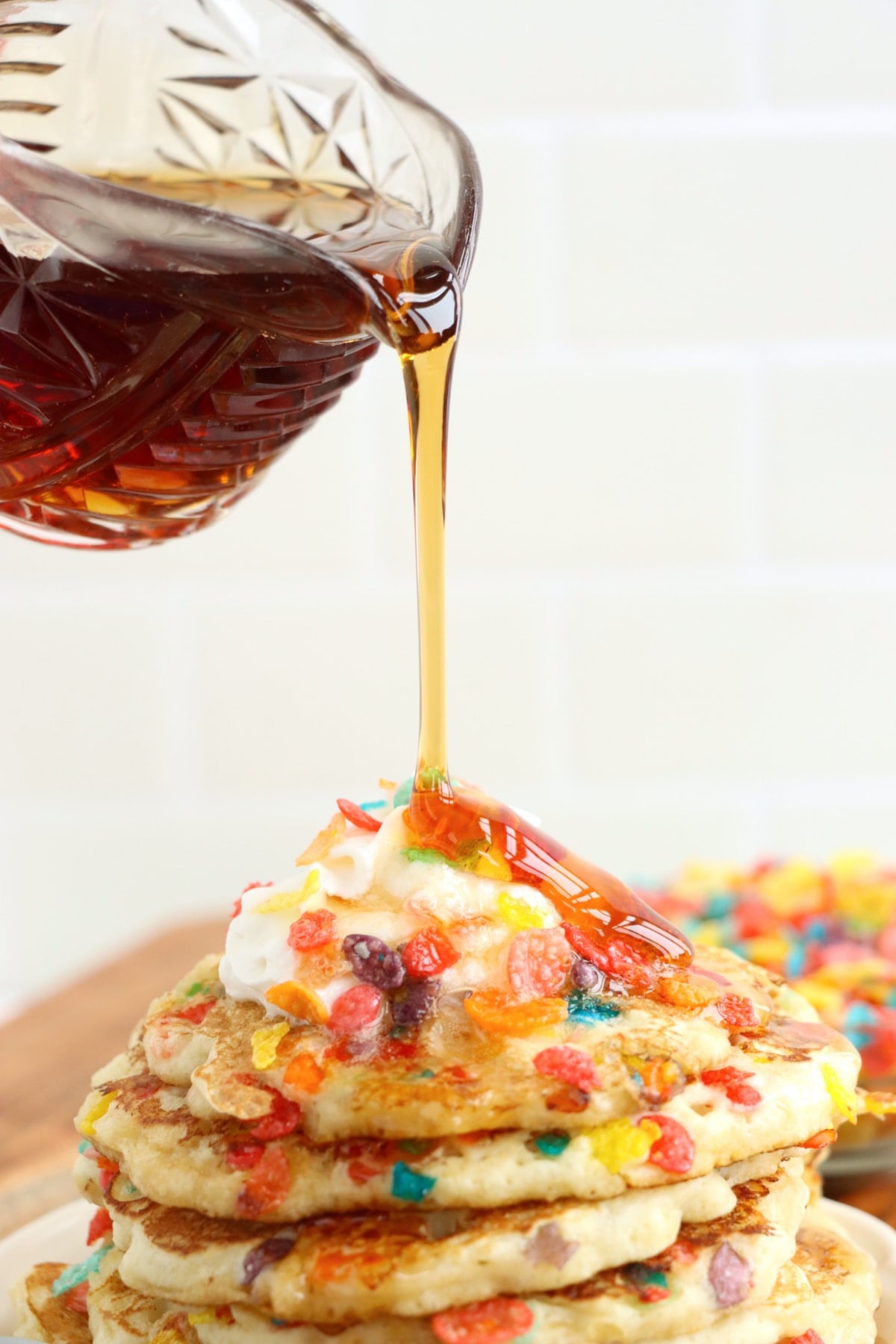 Fruity Pebbles Pancakes - Kitchen Divas
