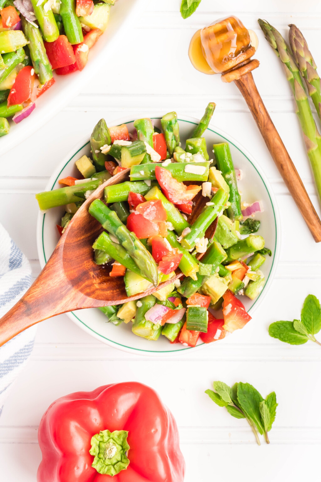 Easy Cold Asparagus Salad - Kitchen Divas