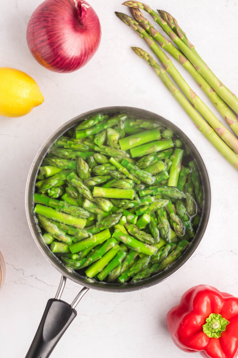 Easy Cold Asparagus Salad - Kitchen Divas