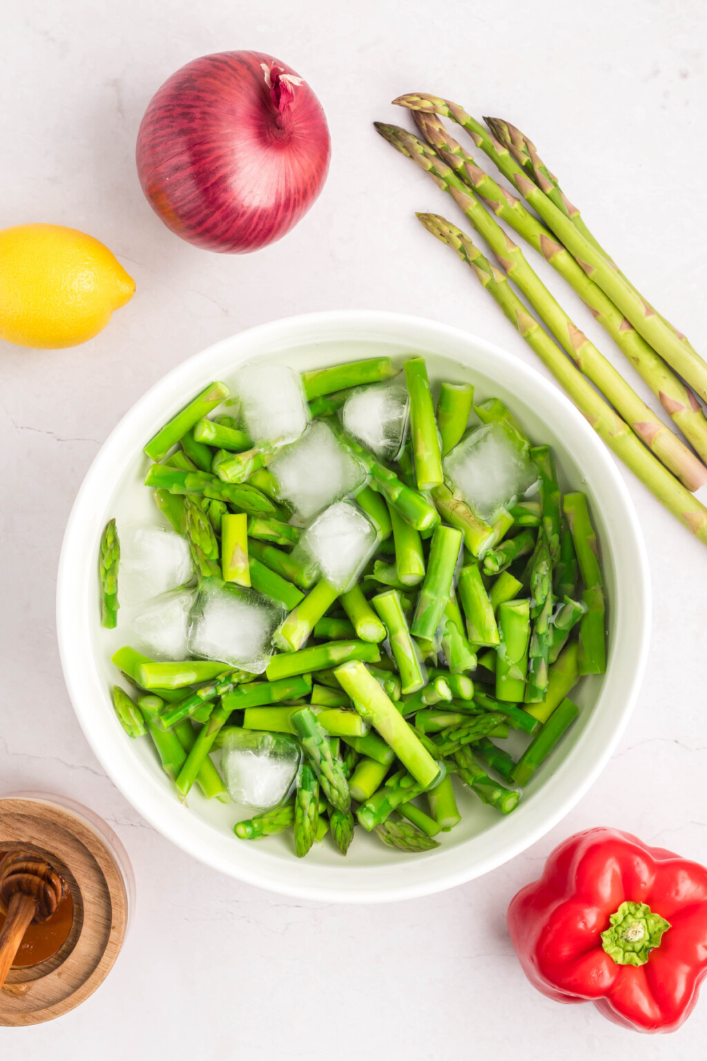 Easy Cold Asparagus Salad - Kitchen Divas