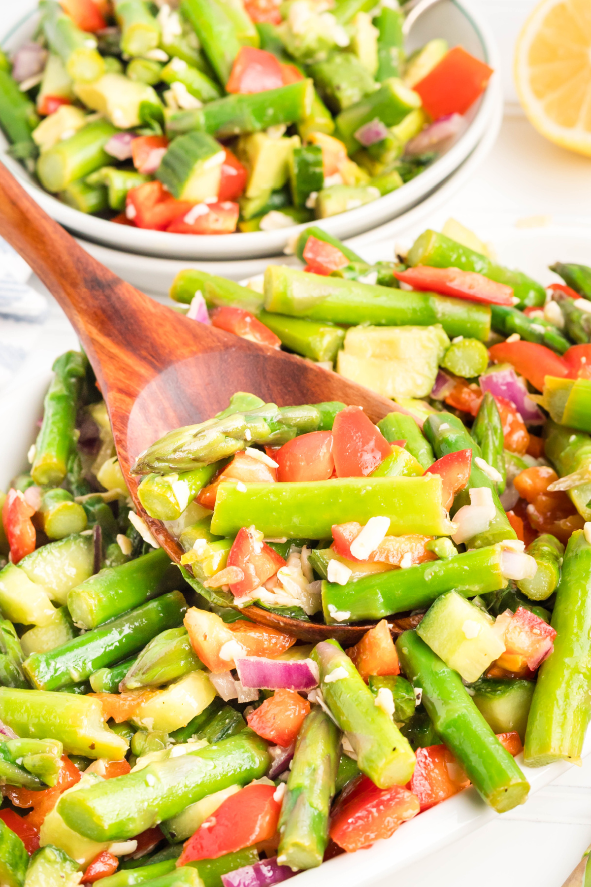 Easy Cold Asparagus Salad - Kitchen Divas