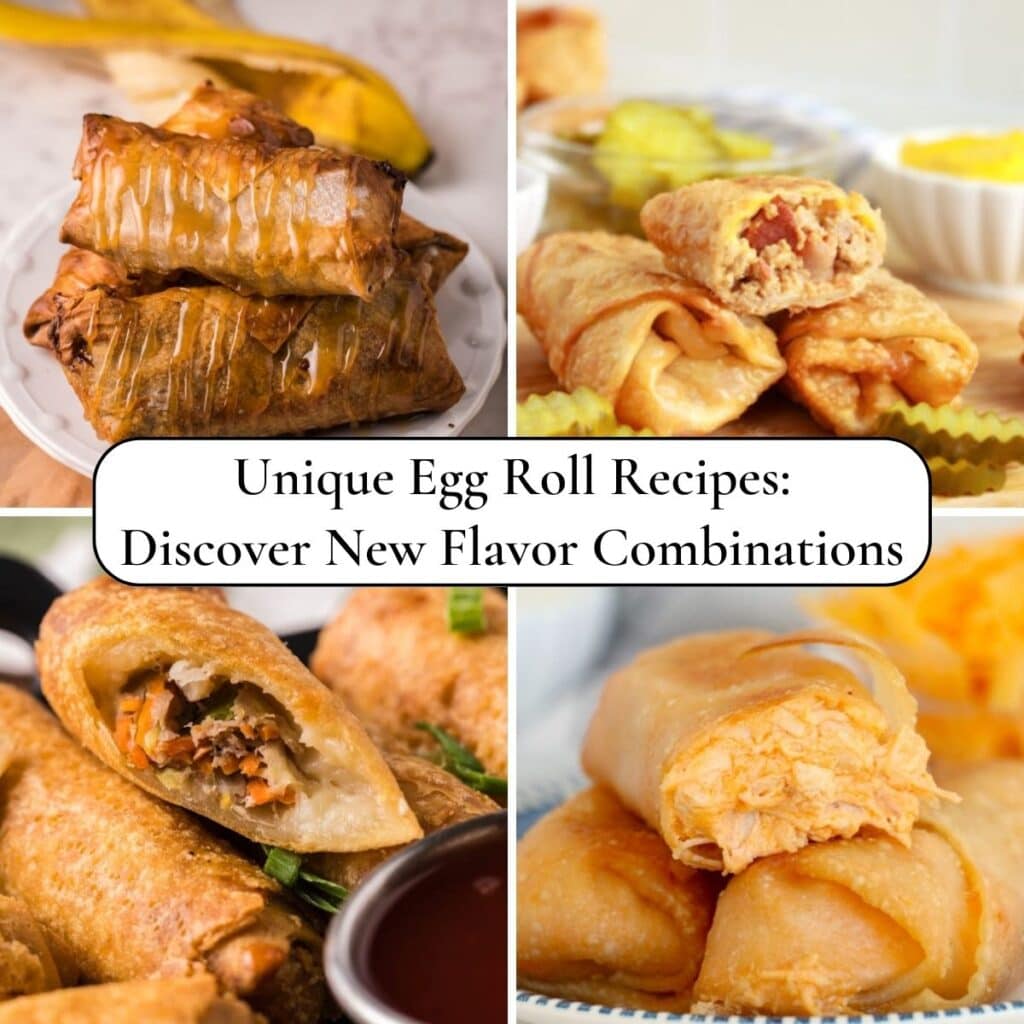Unique Egg Roll Recipes: New Flavor Combinations - Kitchen Divas