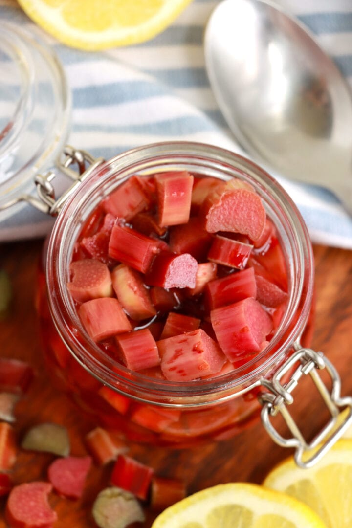 Pickled Rhubarb - Kitchen Divas