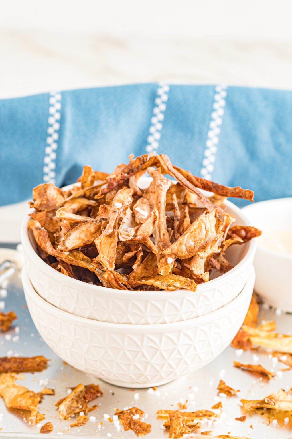 Crispy Potato Skin Chips - Kitchen Divas