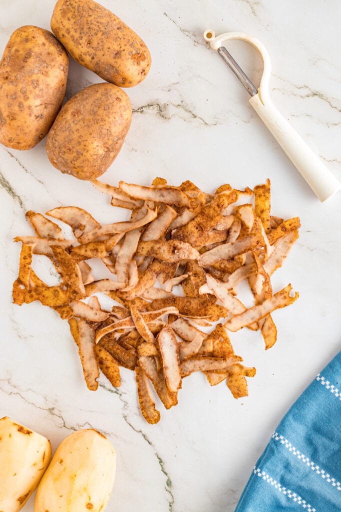 Crispy Potato Skin Chips - Kitchen Divas