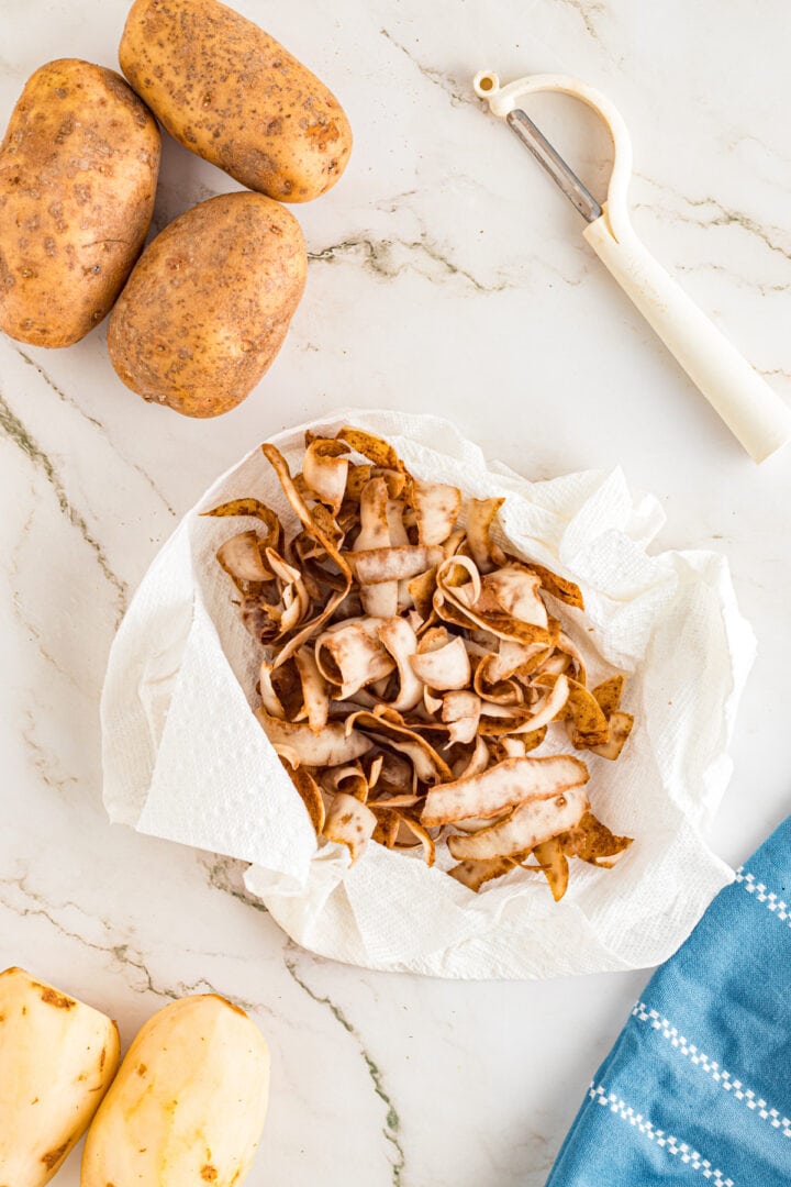 Crispy Potato Skin Chips - Kitchen Divas