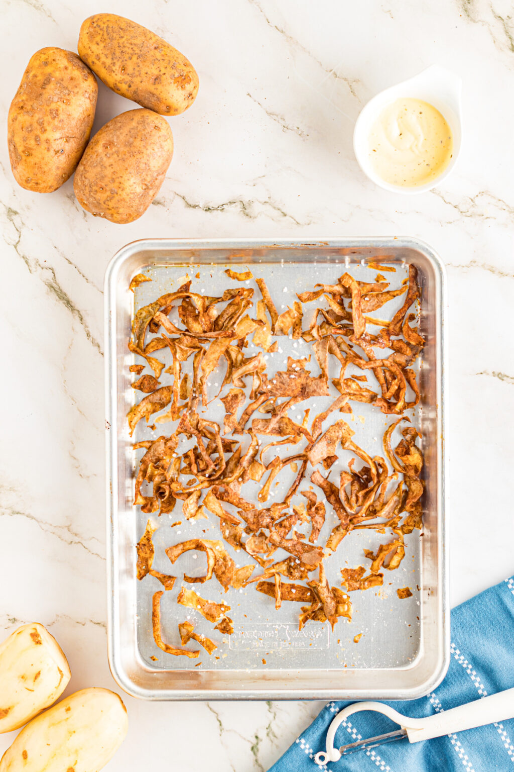 Crispy Potato Skin Chips - Kitchen Divas
