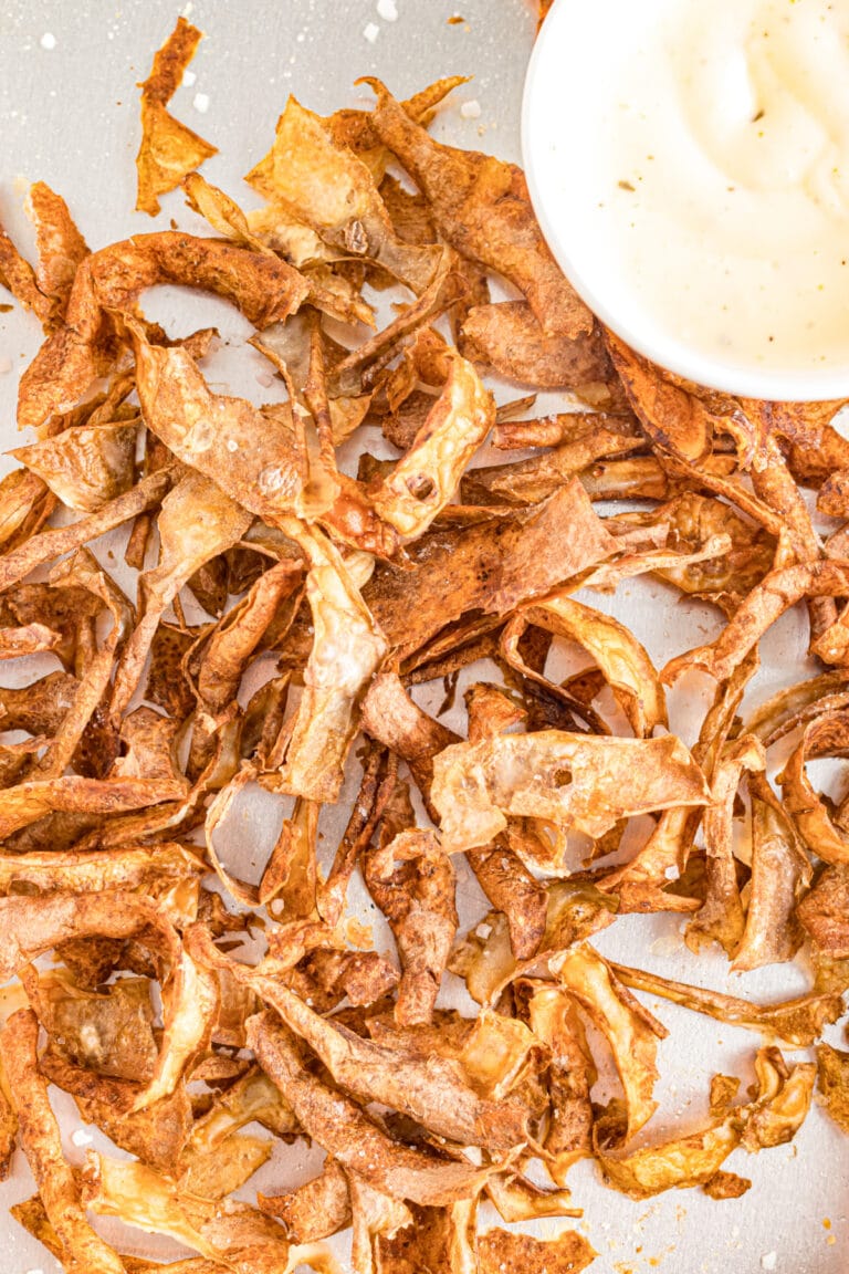 Crispy Potato Skin Chips - Kitchen Divas