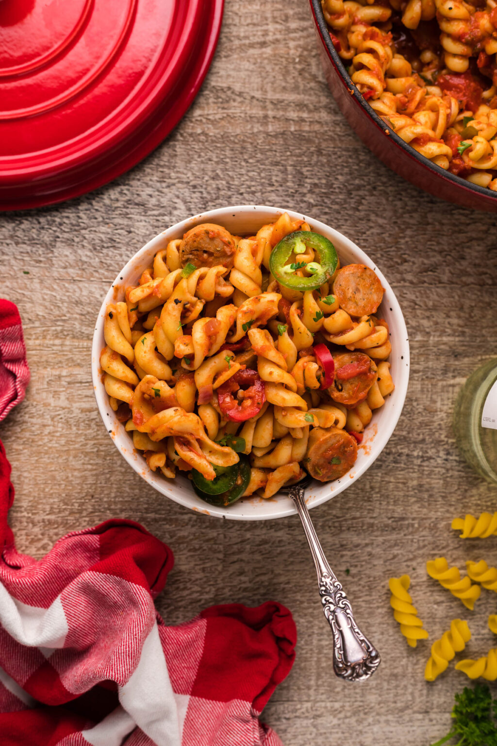 Spicy Italian Sausage Pasta - Kitchen Divas