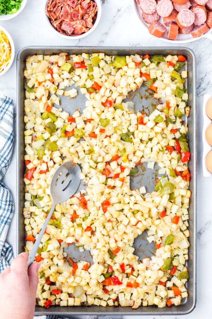 Easy Sheet Pan Breakfast - Kitchen Divas