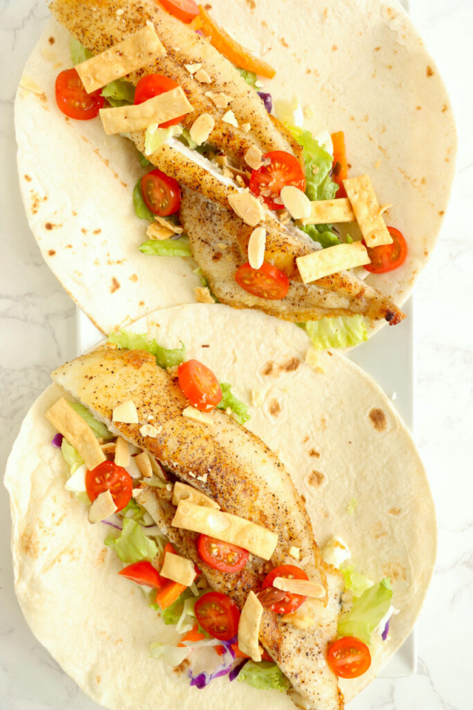 Easy Catfish Tacos - Kitchen Divas
