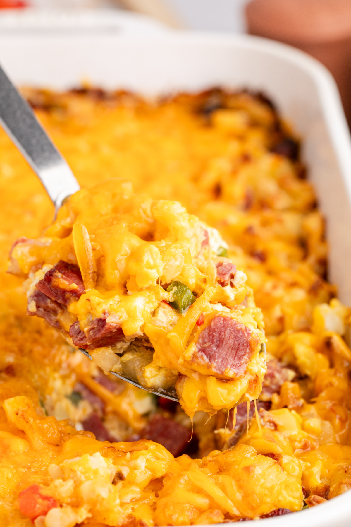 Breakfast Corned Beef Hash Casserole - Kitchen Divas