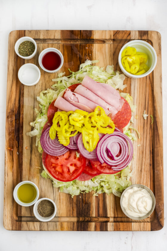Chopped Italian Sandwich - Kitchen Divas