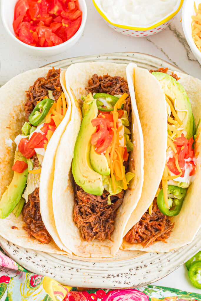 Slow Cooker Beef Tacos - Kitchen Divas