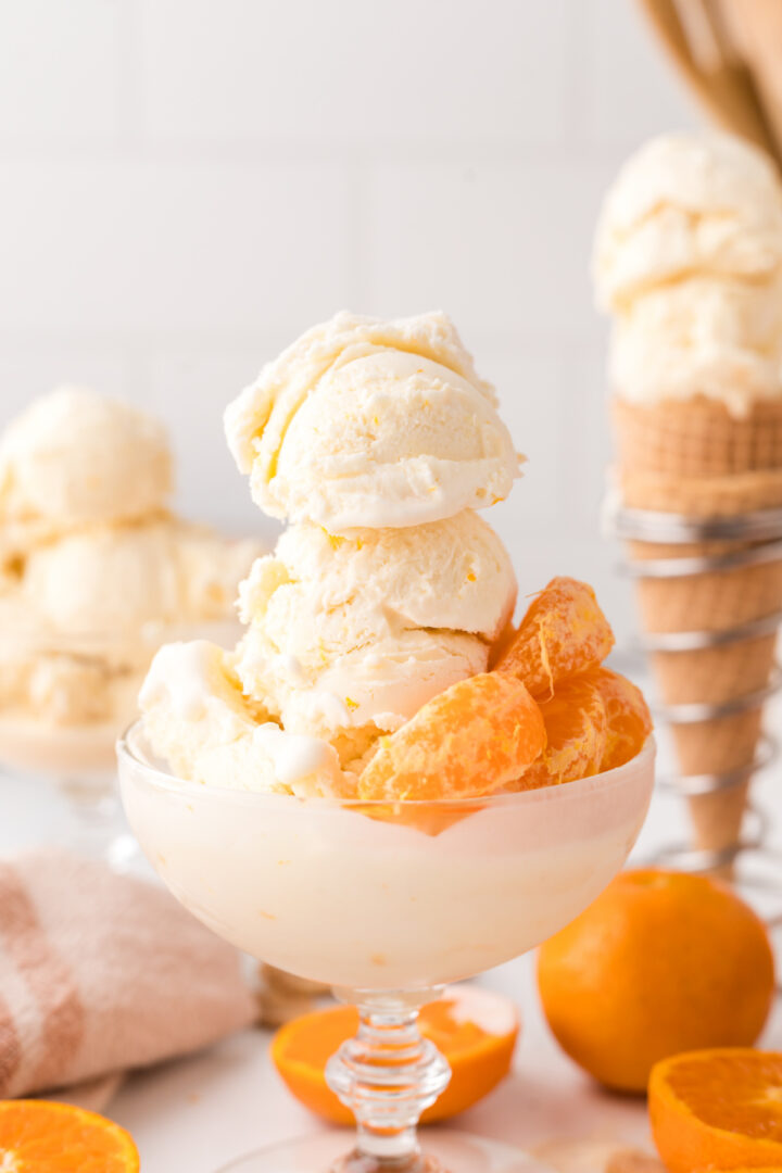 Orange Creamsicle Ice Cream - Kitchen Divas