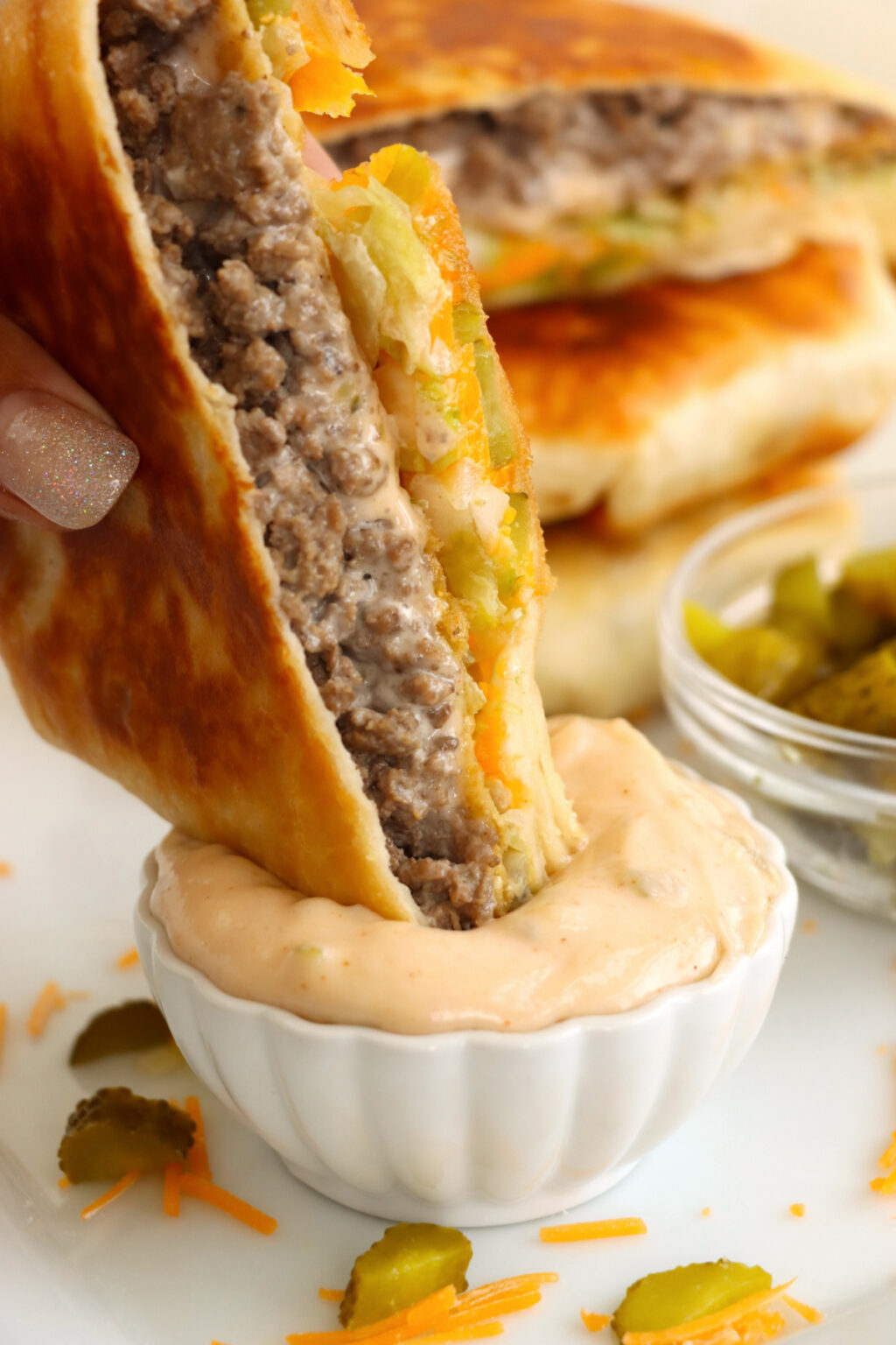 Big Mac Crunch Wrap - Kitchen Divas