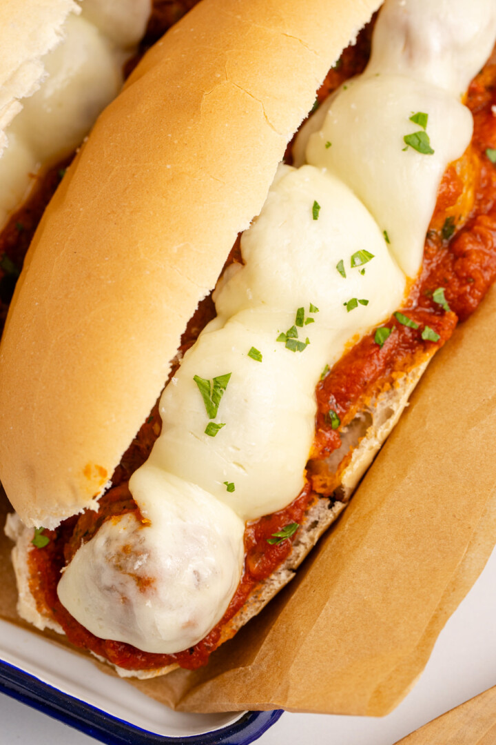 Meatball Sub Sandwich (Subway Copycat) - Kitchen Divas