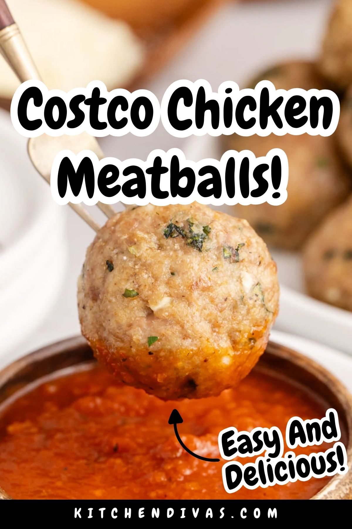 Costco Chicken Meatballs - Kitchen Divas