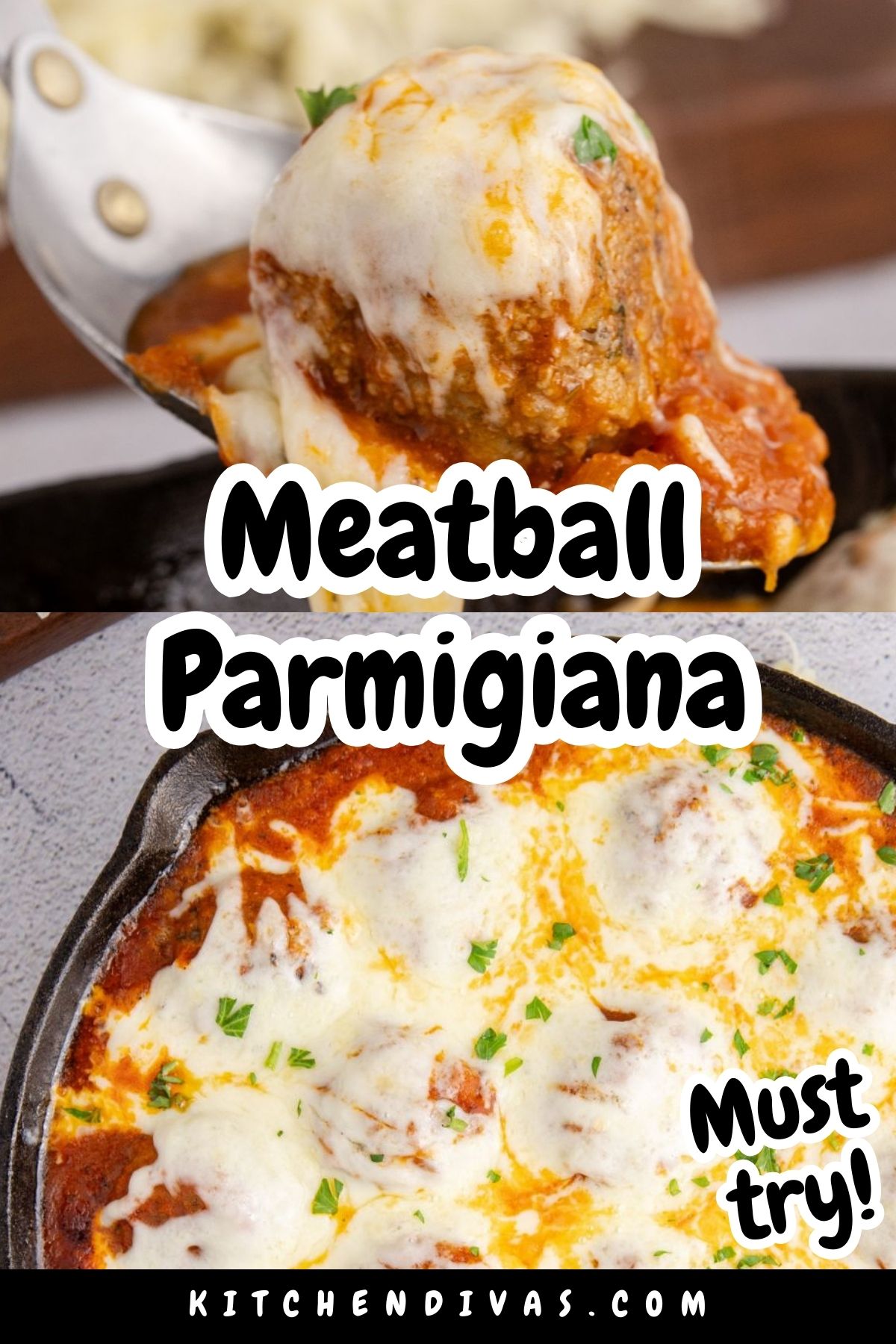 Meatball Parmigiana - Kitchen Divas