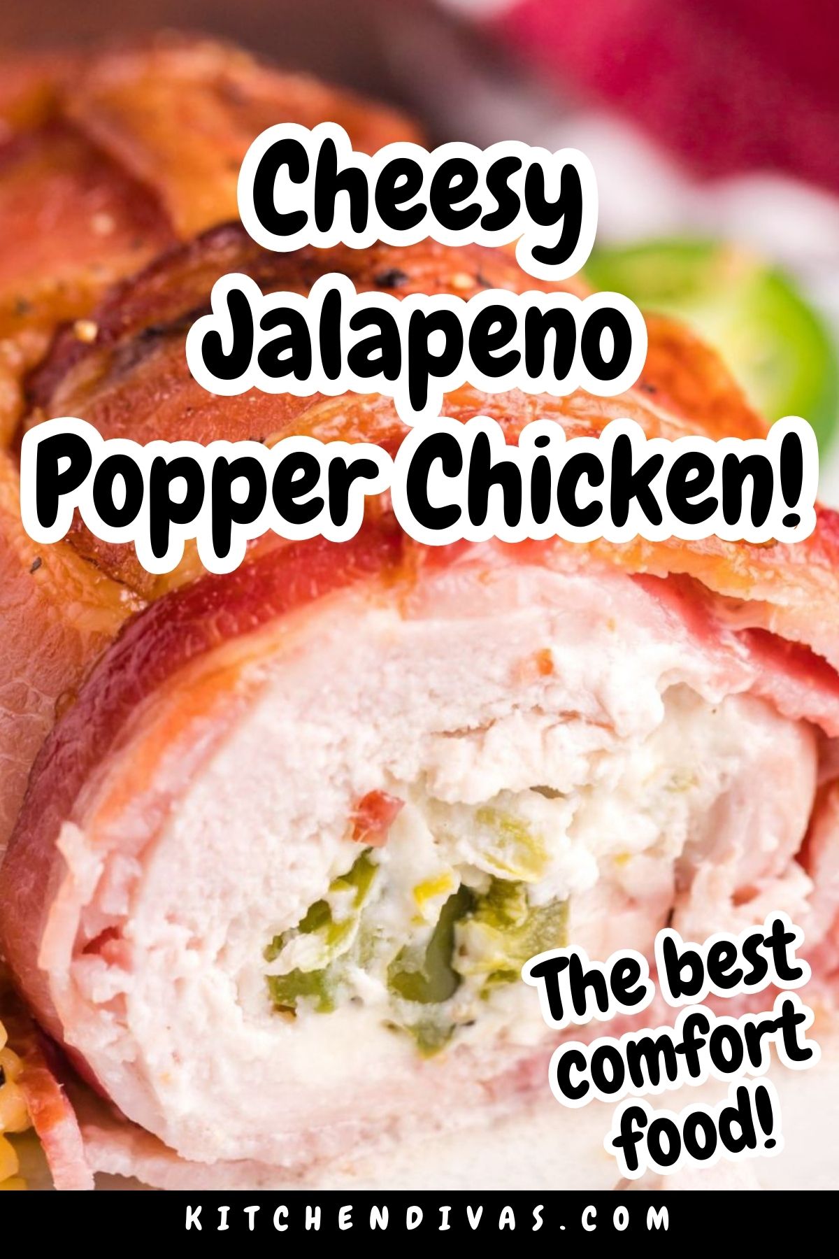 Cheesy Jalapeno Popper Chicken - Kitchen Divas