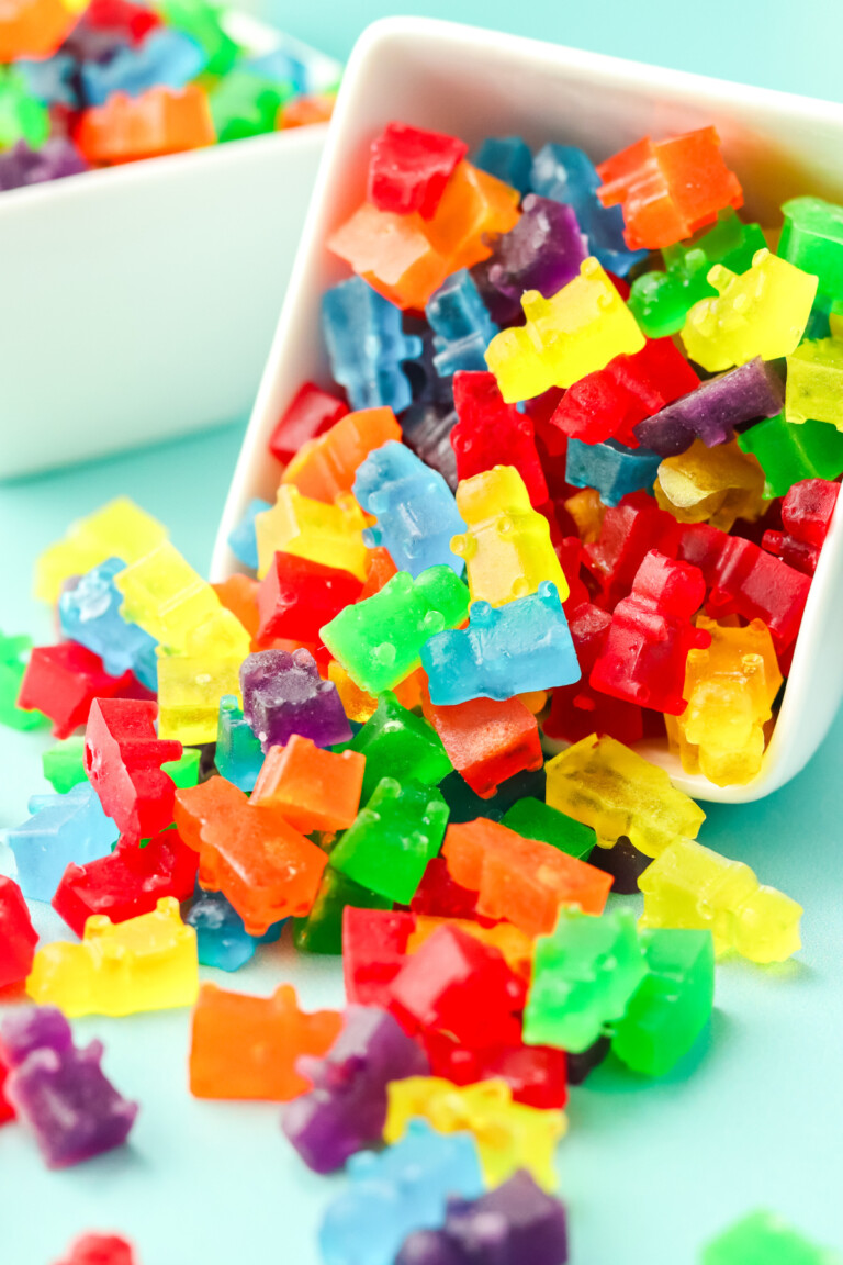Easy to Make Gummy Bears with Jello - Kitchen Divas