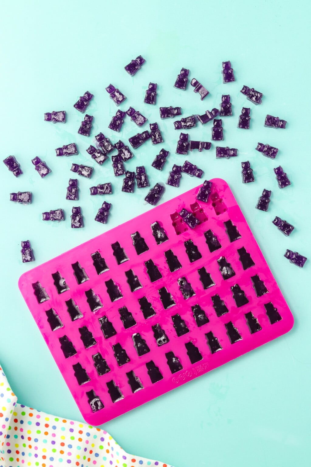 Easy to Make Gummy Bears with Jello - Kitchen Divas