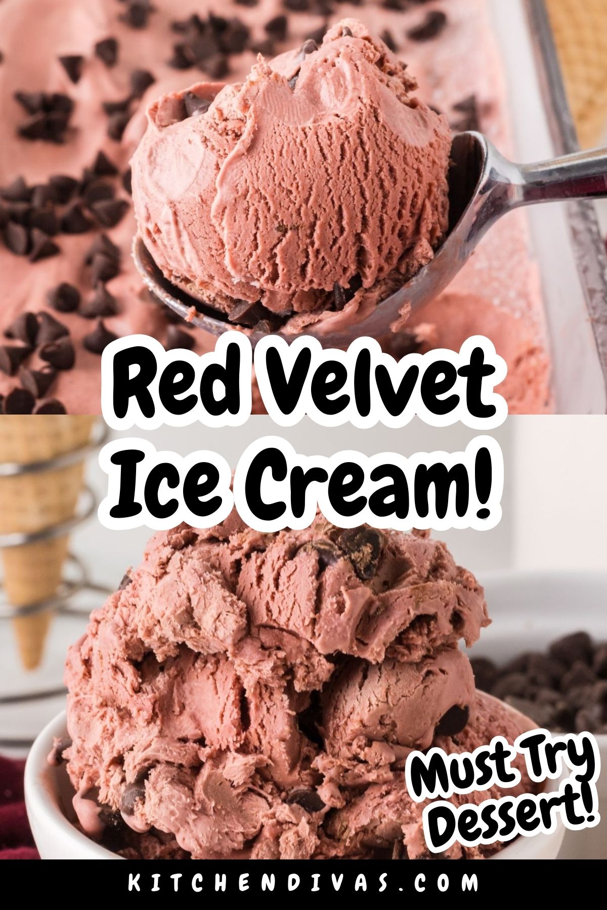 Red Velvet Ice Cream - Kitchen Divas