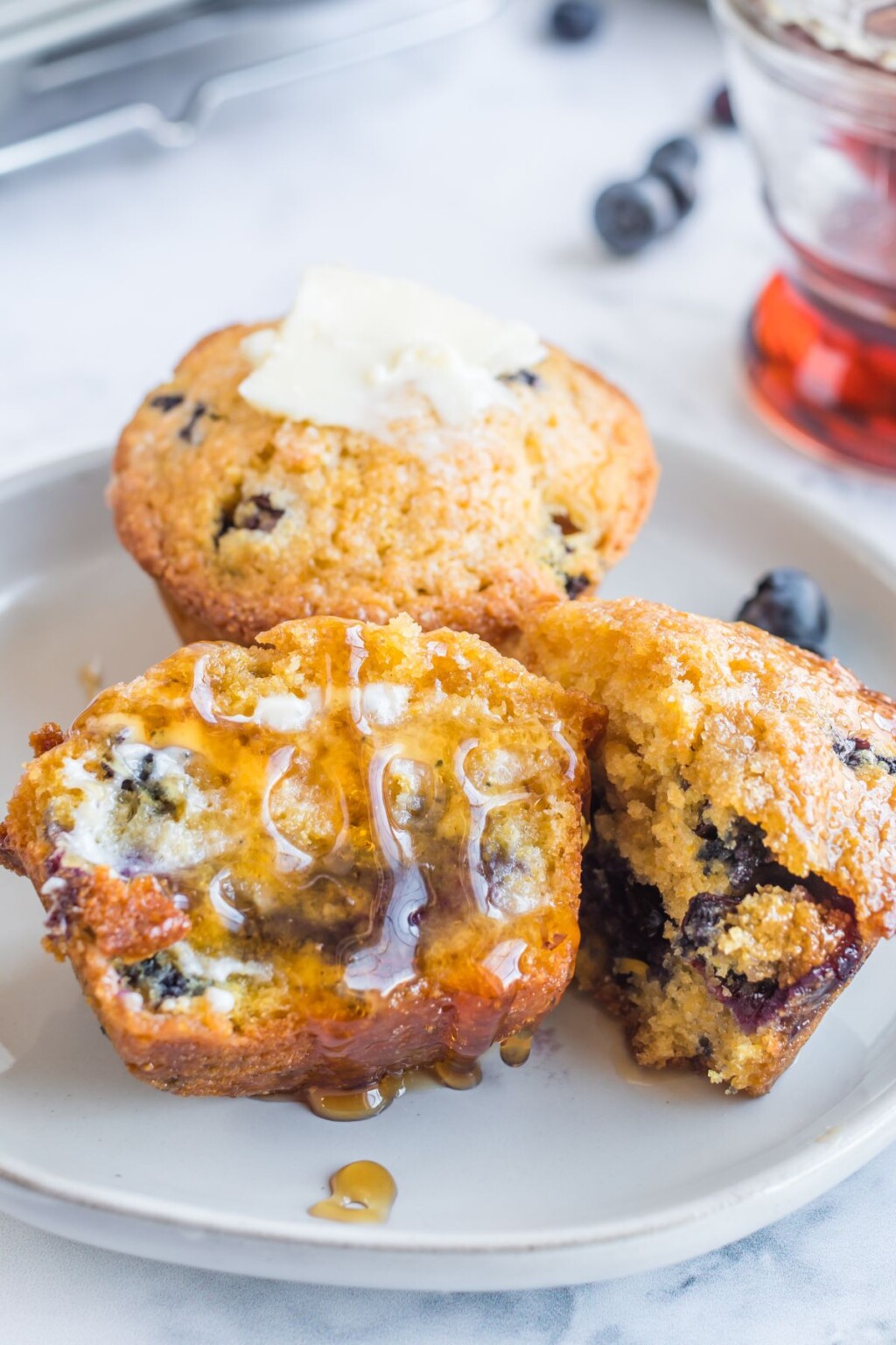 Blueberry Corn Muffins - Kitchen Divas