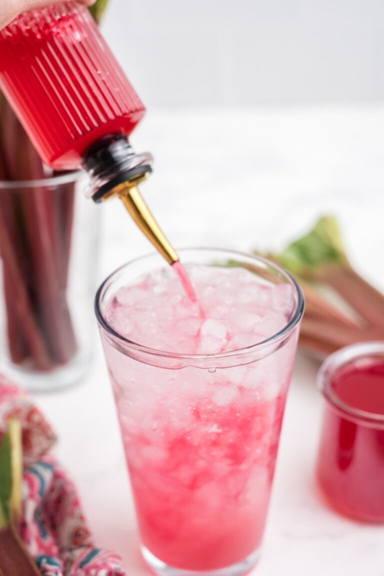 Rhubarb Simple Syrup - Kitchen Divas