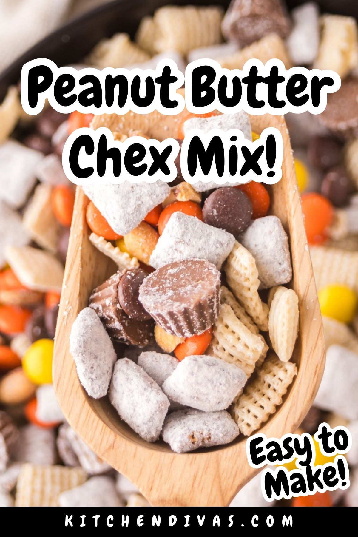 Peanut Butter Chex Mix - Kitchen Divas